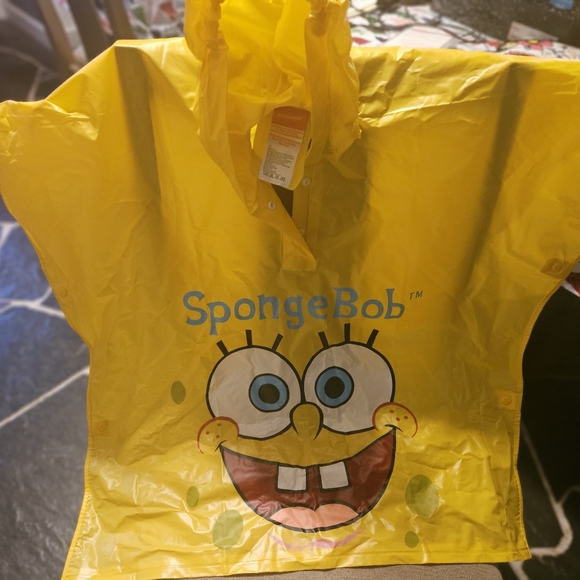 Nickelodeon | Jackets & Coats | Nickelodeon Spongebob Rain Poncho ...